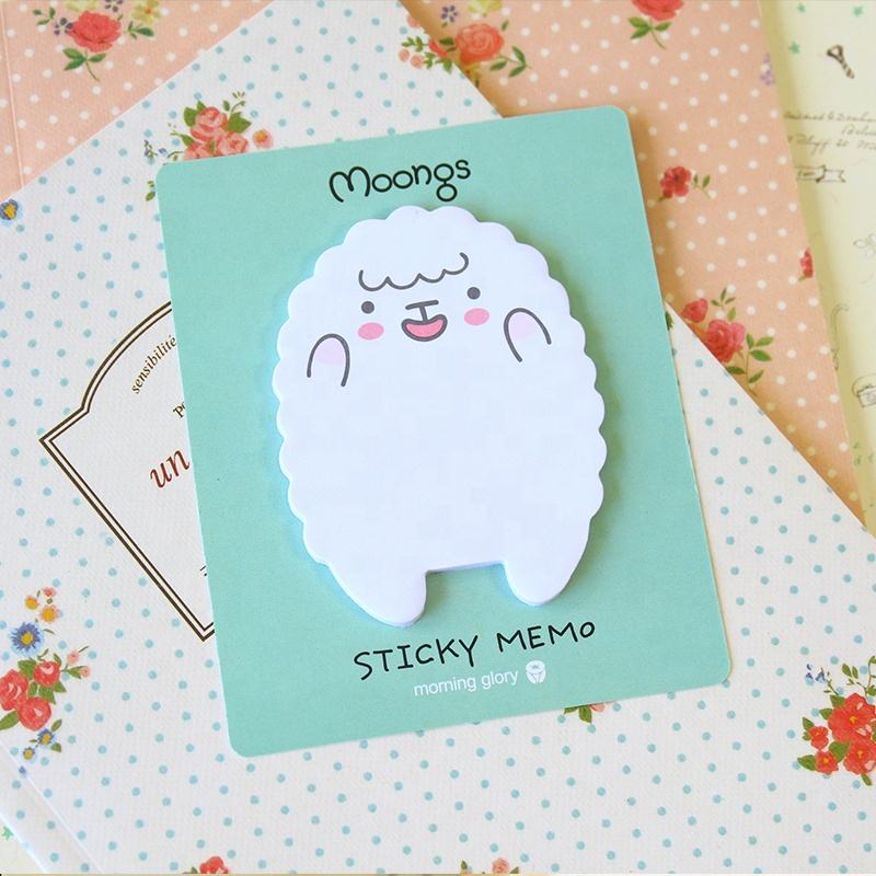 Wholesale Customized Shaped Printing Cartoon Die Cut Sticky Notes Memo ...