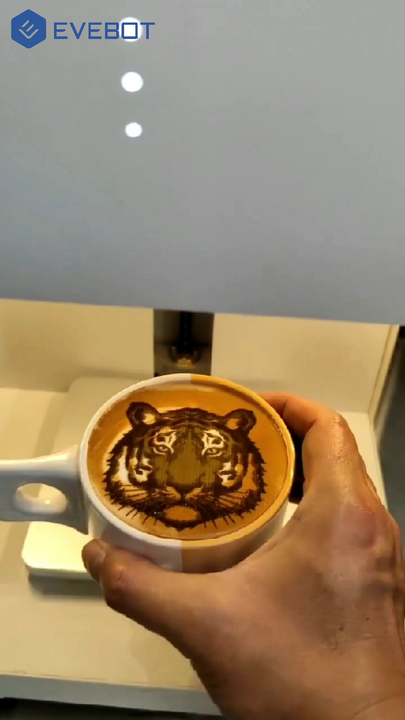 Evebot EB-Pro 600 точек/дюйм самый быстрый умный автоматический 3D кофейный принтер искусство ...