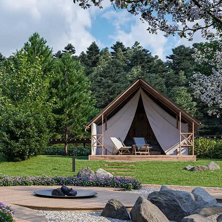 Yuntu Outdoor New Design Airbnb Glamping Pods House Cabins