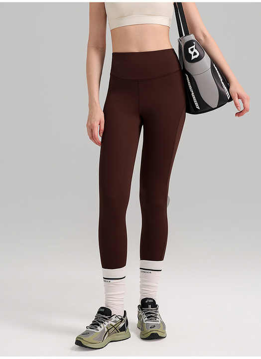 New Arrival Custom Logo High Waist Drawstring Compression Gym Sports ...