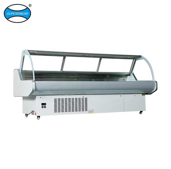 Commercial Meat Display Refrigerator Freezer for Supermarket