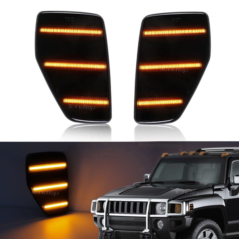 High Quality LED Front Fender Lights Side Marker Signal Lights for ...