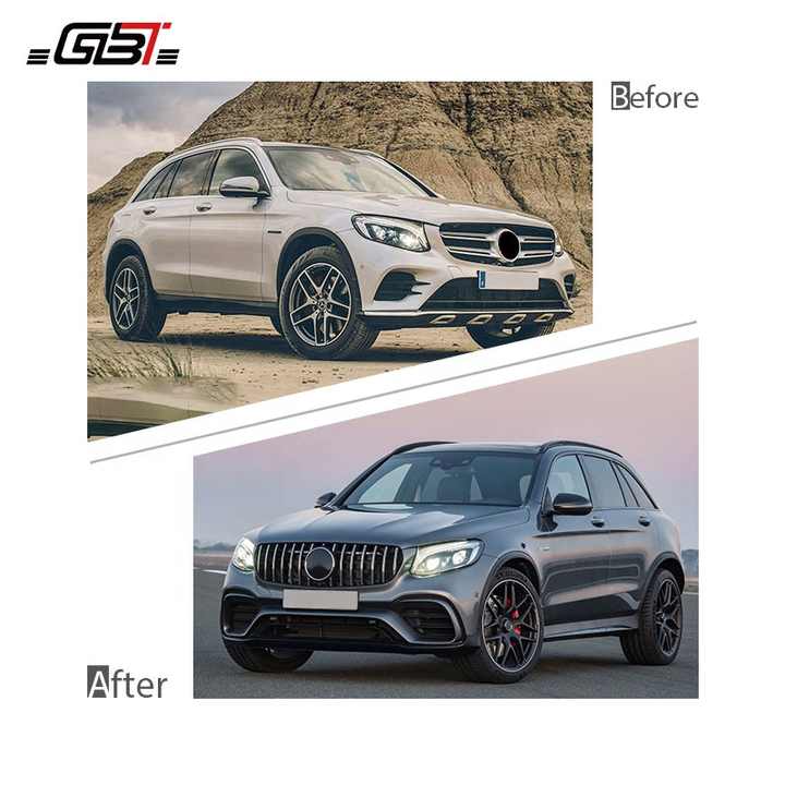 GBT Facelift Auto Accessories Conversion Body Kit For Mercedes Benz GLC W253 Upgrade Facelift ...