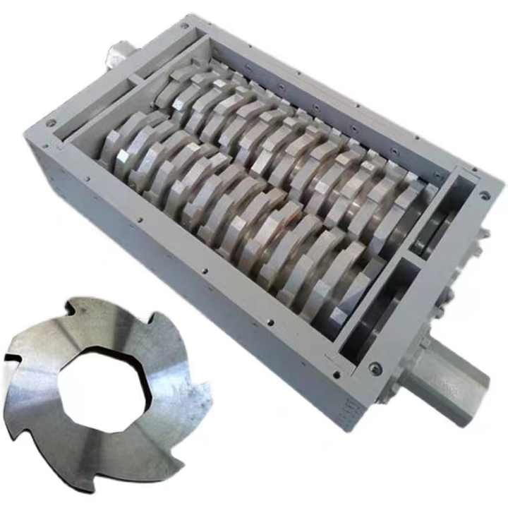 Single Shaft Recycling Paper Shredder Cutting Blades