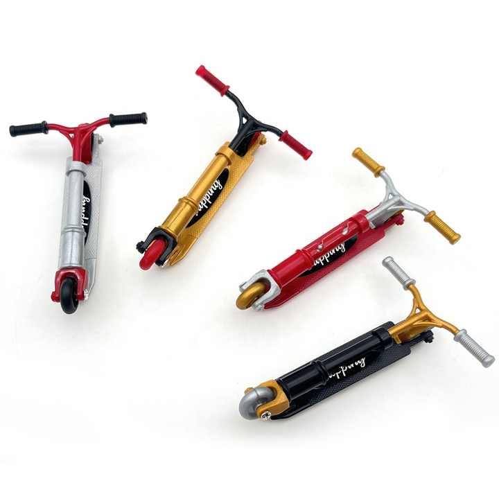 Plastic model kids toy logo printing custom mini finger scooters toys ...