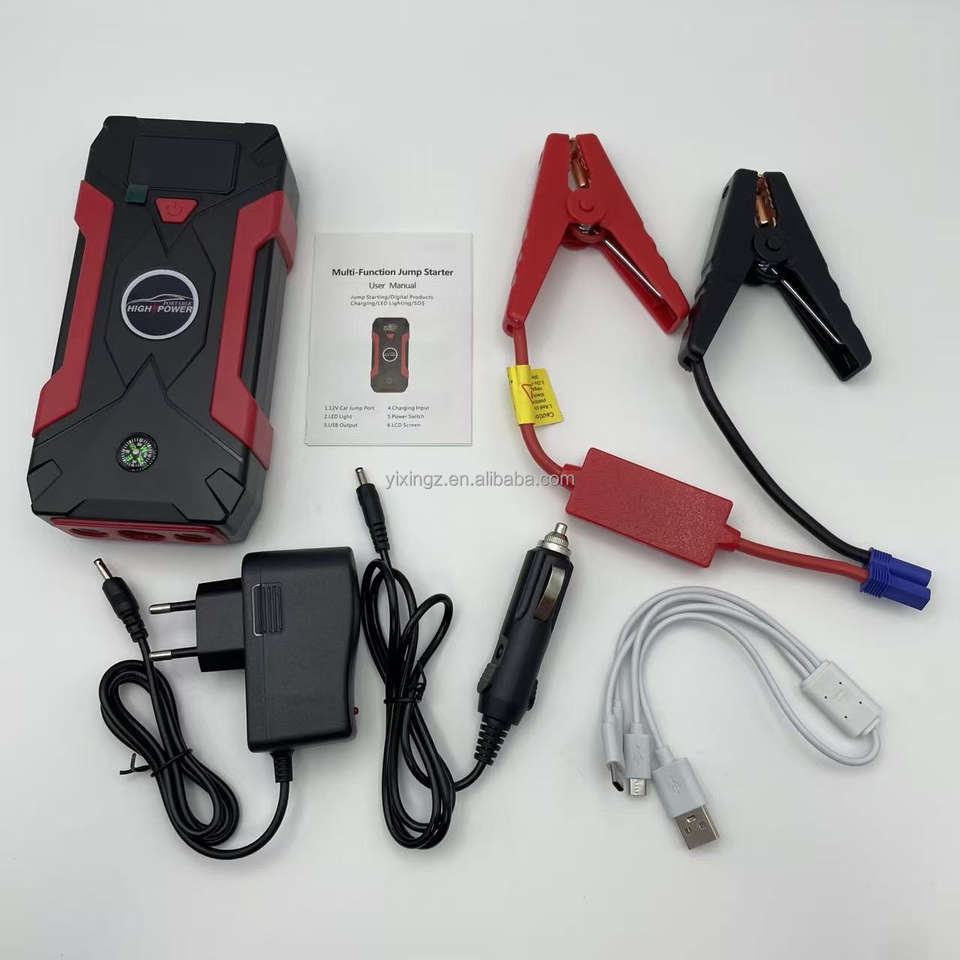 PD45W 2000A Jump Starter Mini Power Bank Phone Laptop 29800mAh Fast ...