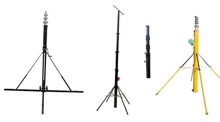 6m to 15m CCTV Camera Pole - Telescoping TV Antenna Mast