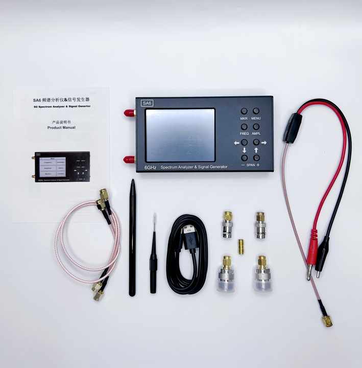 6ghz SA6 RF Spectrum Analyzer - Portable & Powerful Signal Analysis