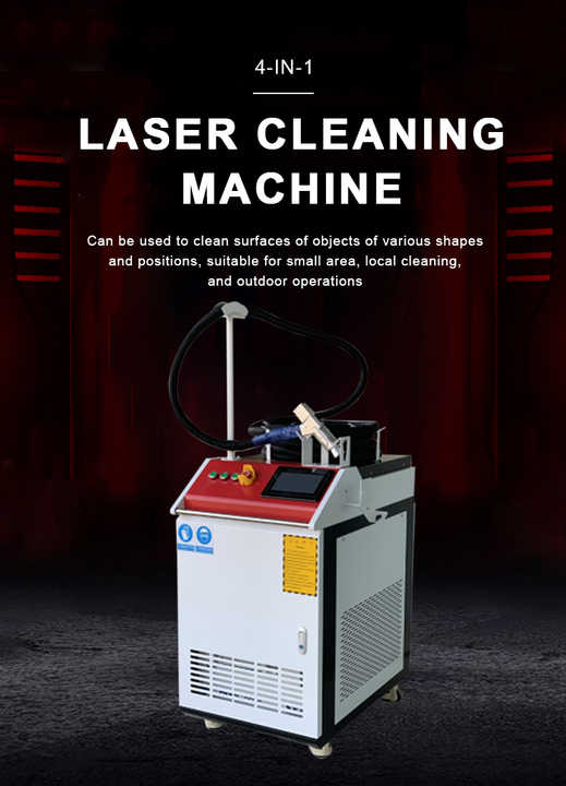 3000W Continuous Laser Cleaning Rust Removal Oxide Layer Removal Fiber ...