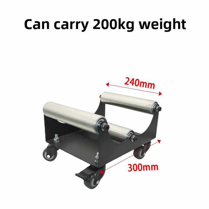 VINYL DOLLY PVC Plastic Mini Carpet Spreading Cart with Wheels and Seat ...