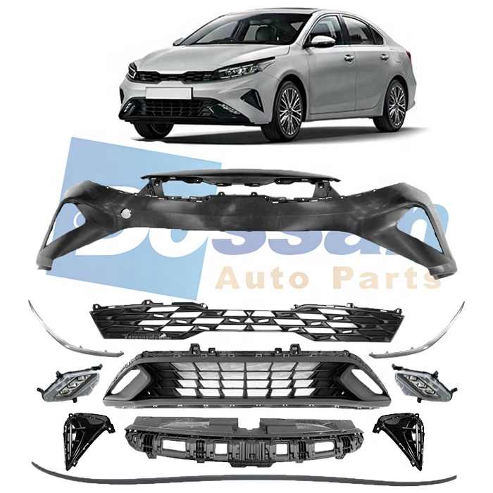 Universal Plastic Front Bumper Car Body Kits for KIA CERATO K3 2021 2022