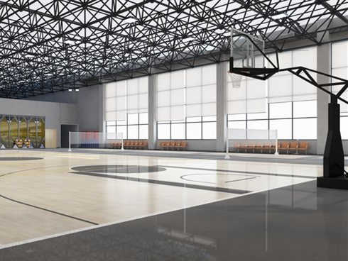 Prefab Steel Pipe Truss Roof Arch Metal Roof Trusses Indoor Stadium ...