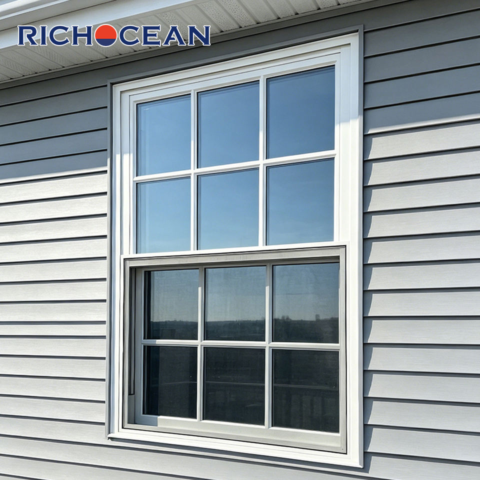 RICHOCEAN Kitchen Aluminium Double Hung Window With Insulation Vertical ...