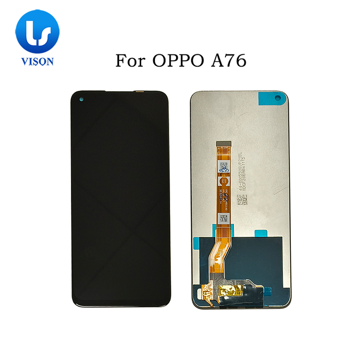 شاشة LCD OPPO A76 شاشة LCD CPH2375 شاشة تعمل باللمس مستشعر رقمي مجموعة ...