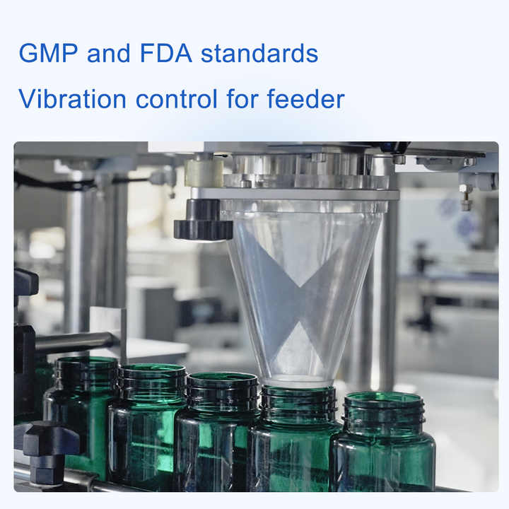 8 Channel Automatic Vibration Counter Capsule Tablet Counting and ...