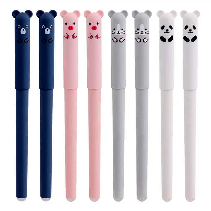 Erasable Blue Ink Gel Pen with Custom Logo - Perfect for Students