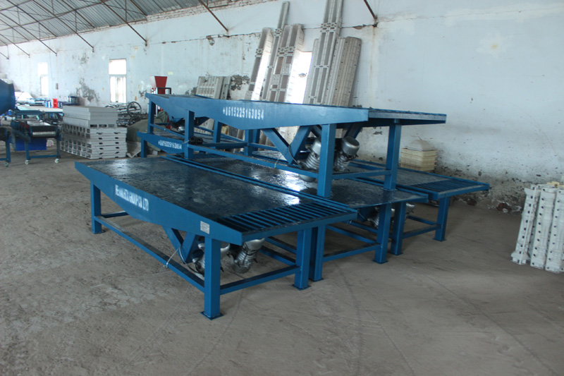 Concrete mould vibrating table machine paver block making vibrating ...