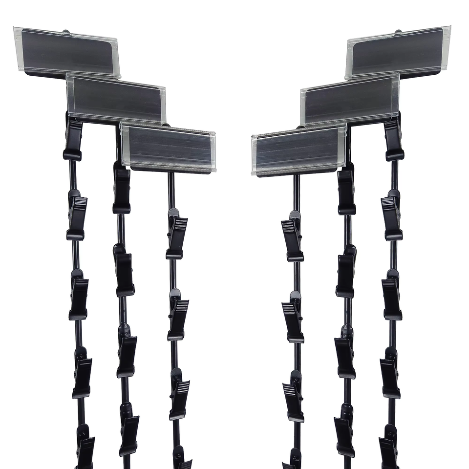 Retail Display Hanging Strips Metal Display Merchandise Clips Strip ...