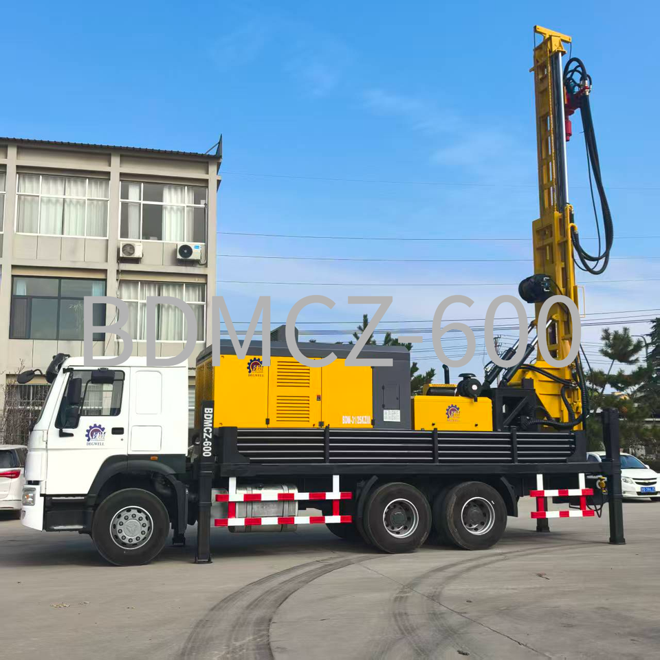 BDMCZ-600 Rotary Water Well Drilling Rig with Pump & Bearing Truck ...
