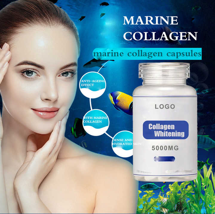 Ausreson Marine Collagen Supplement Vitamin c Skin Whitening Capsules ...