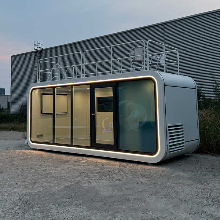Modern 20ft Modular Apple Cabin Smart Outdoor Living and Working Space ...