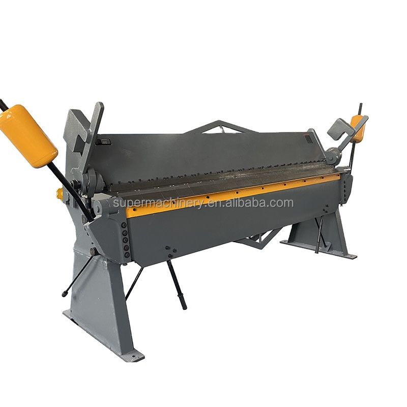 Manual hand brake small sheet metal bending box and translation finger ...