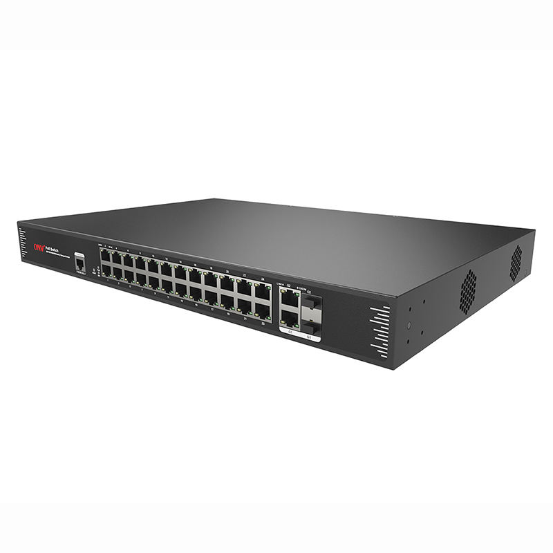 24 Port Managed Gigabit POE Switch L2 with Ethernet SNMP QoS 64Gbps ...