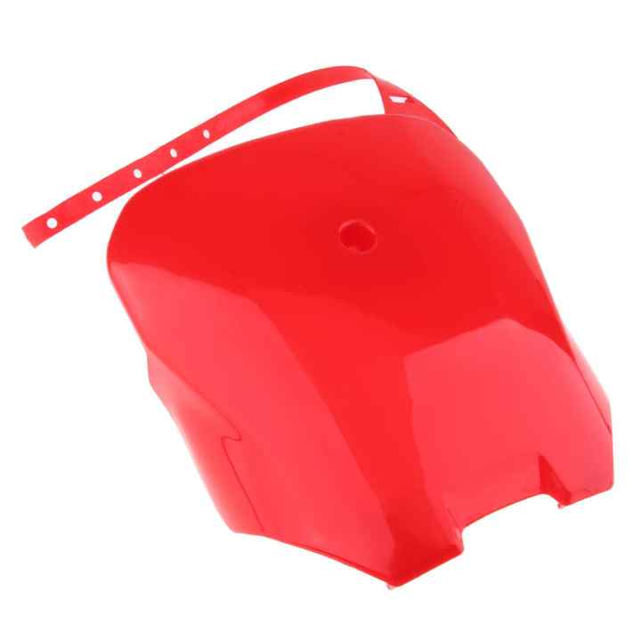 Red Motorcycle Number Plate License & Frame for Honda CRF 70 CRF100 ...
