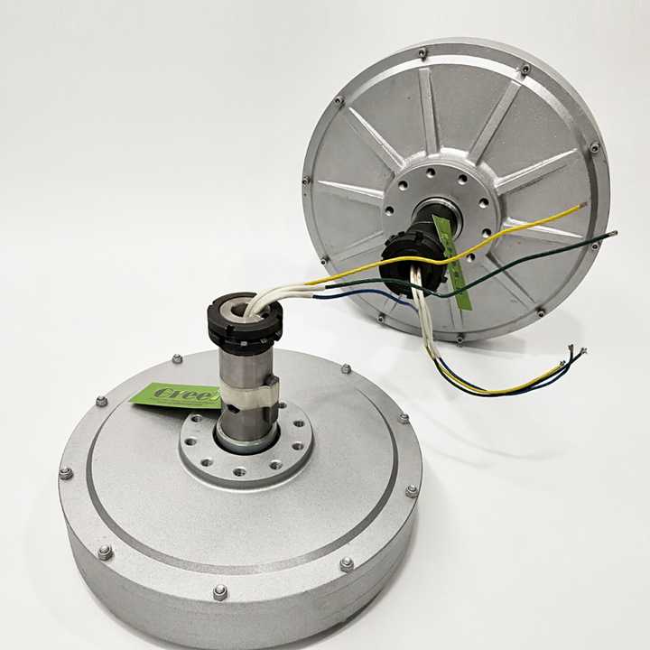 1kw 150rpm Coreless Permanent Magnet Generator for VAWT