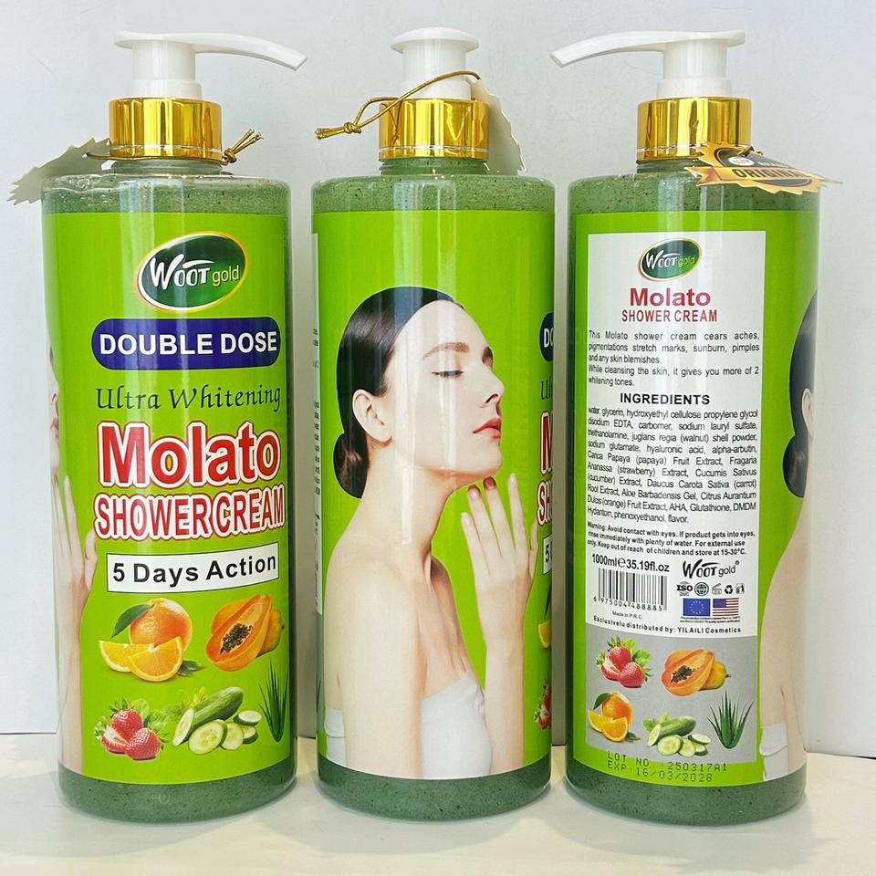 DOUBLE DOSE Ultra Whitening Molato Shower Cream - 1000ml