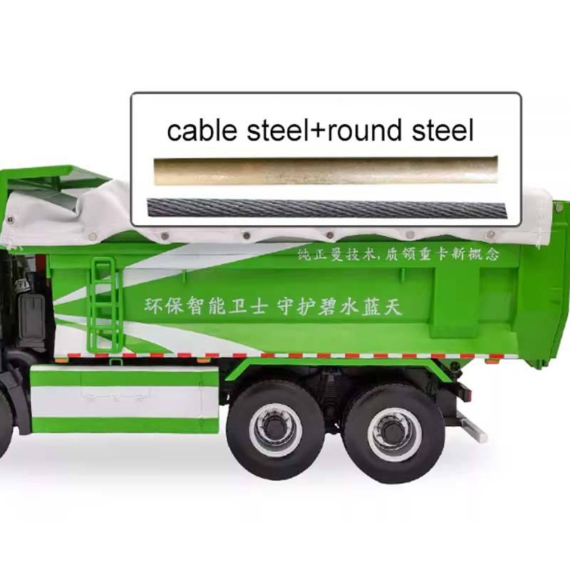 Heavy Duty Electric Sliding Tarp System - Steel Cable Transmission, One ...