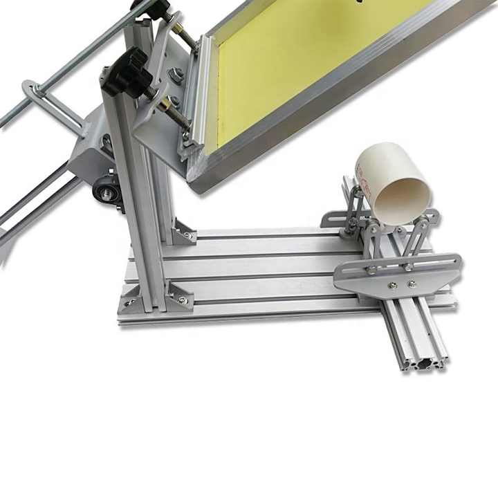Manual Cylindrical Screen Printing Machine Works on Round Objects Pen ...