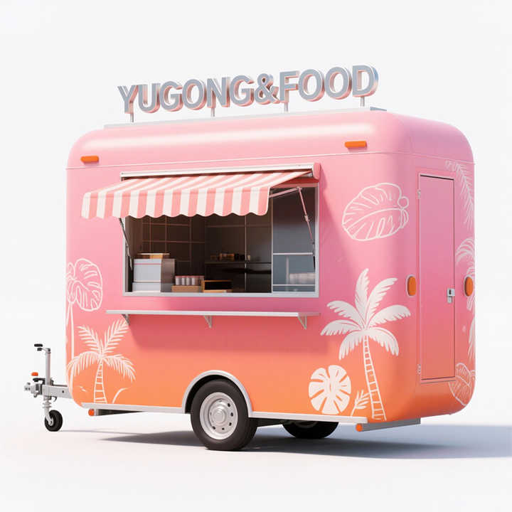 Fully Equipped BBQ Food Cart and Snack Food Mobile Truck Built With ...
