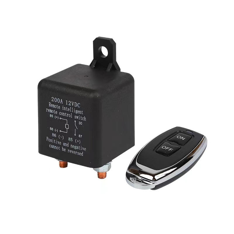 Sylion Auto 12v Car Relay 24v200A Remote Dual Wireless Remote Control ...