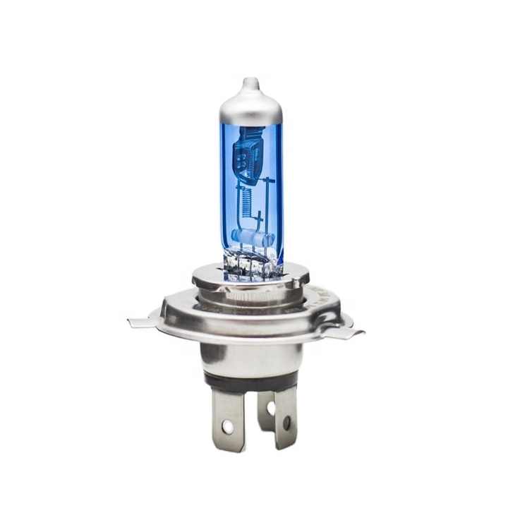Fagis DOT H4 12V 60/55W Halogen Bulb - Super White Blue Light