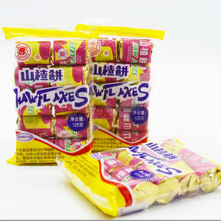 Well-known Asian Snacks - Chinese Hawthorn Slices Haw Flakes 125g/bag