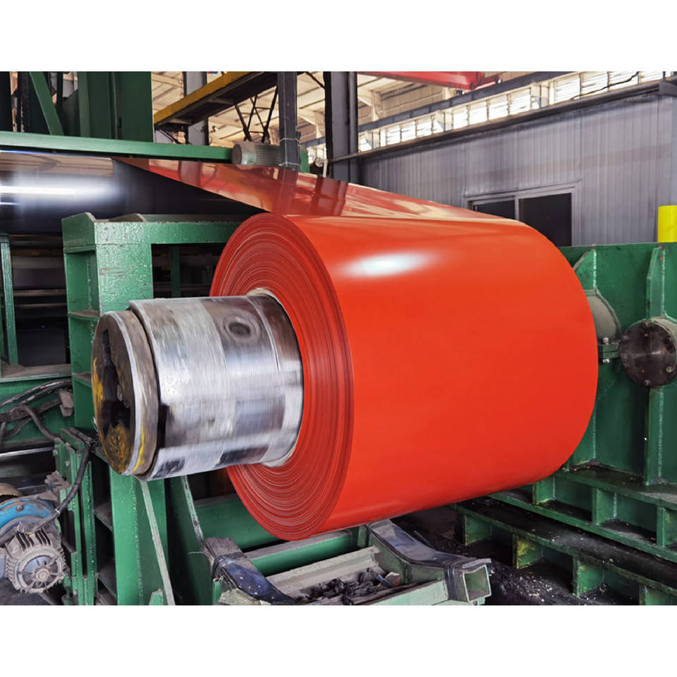 PVDF PE Prepainted Zinc Corrugated Steel Roofing Sheet Color Coated ...