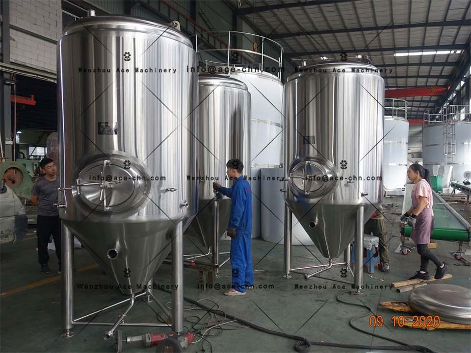 Ace 500L Brewery Equipment Conical Fermentation Tank Isobaric Mixing ...