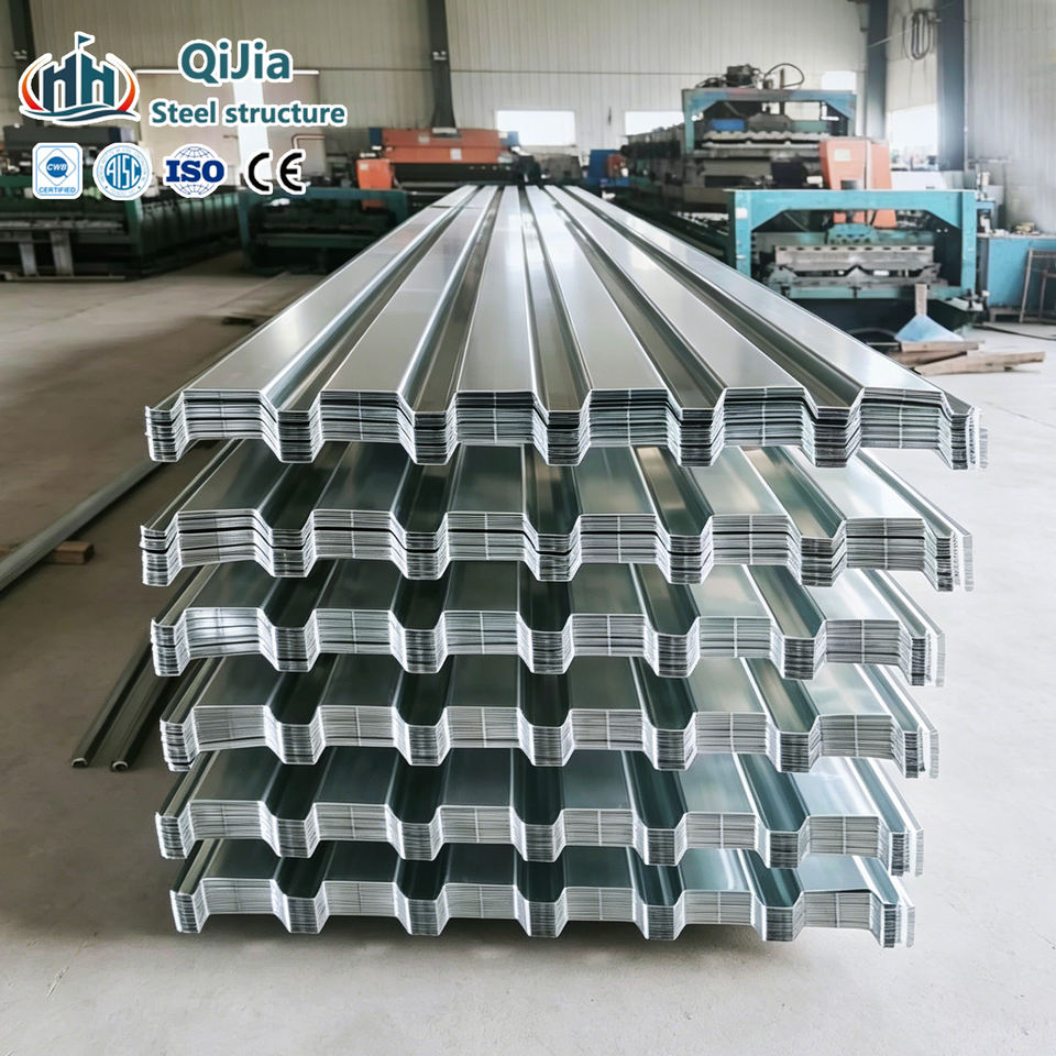 914 Corrugated Galvanized Steel Deck Sheet for Steel Structure Building ...