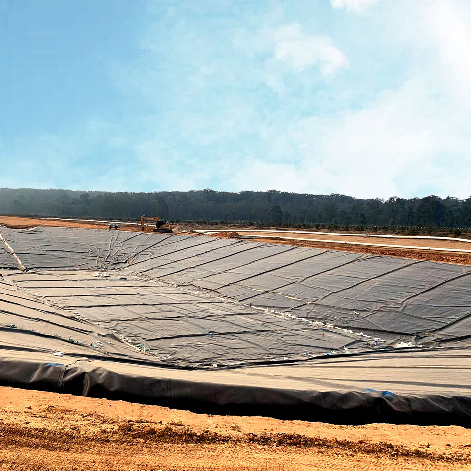 Bottom Ash Impoundment Liner HDPE LLDPE LDPE Geomembrane 1.0mm 1.5mm 2 ...