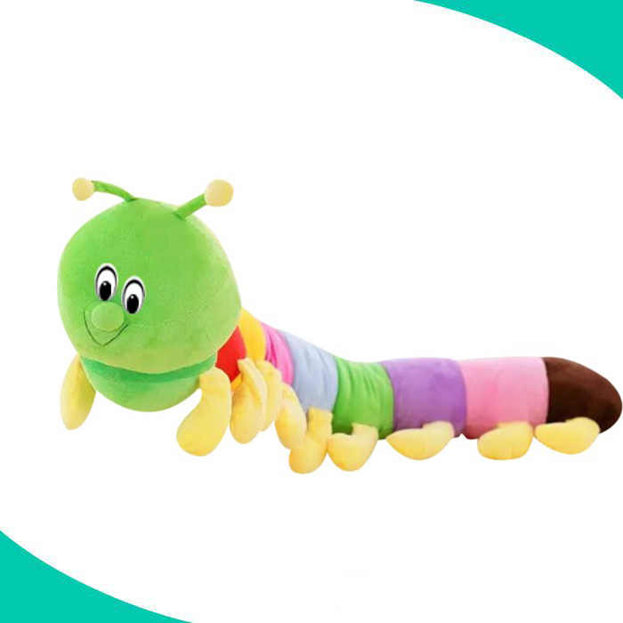 Colorful Caterpillar Big Insect Toys Plush Toy Doll Stuffed PP Cotton ...