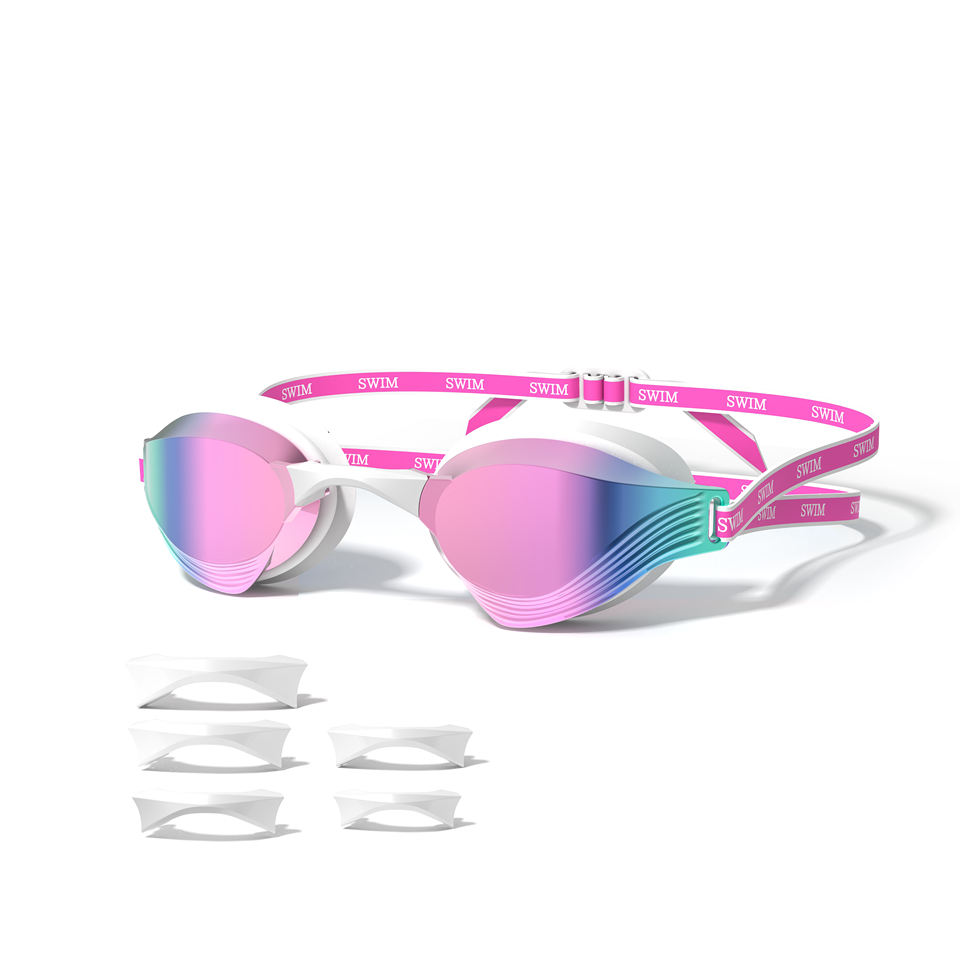 OEM Elite Athletes Soft Leak Proof Racing Swimming Goggles Nose Bridge ...