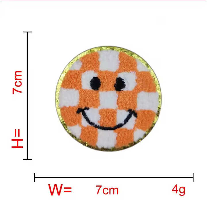 Shop Our New Hot 7.5cm Iron on Chenille Embroidered Patches