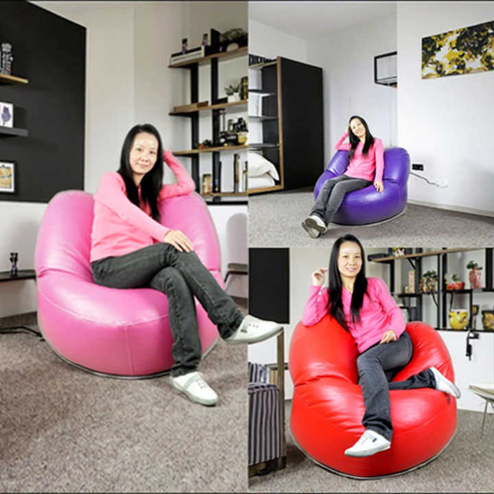 Y2K Style Single Sofas Chair Modern Lazy Bean Bag Lazy Floor Sofa ...