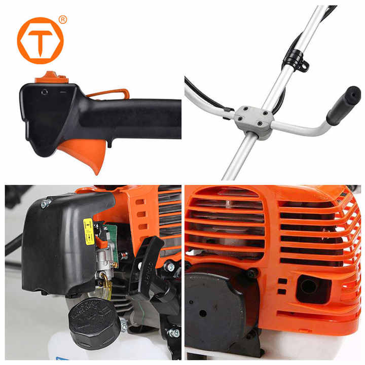 Professional brushcutter grass machine single cylinder power string ...
