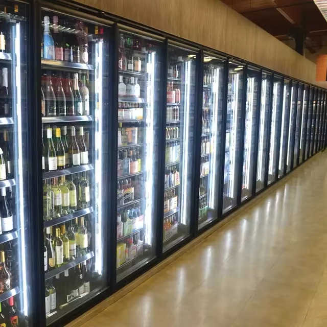 Supermarket Walk in Cooler, Beverage Cooler Room, Display Cold Room ...
