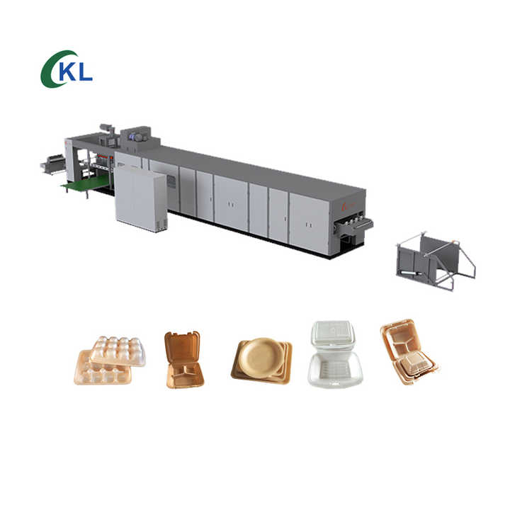 Disposable Fast Food Packaging Making Vacuum Forming Machine Plastic PS ...