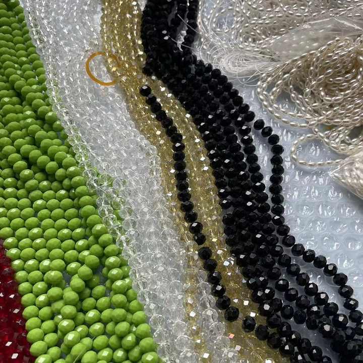 Wholesale Glass Beads 6*8mm - Rondelle for Jewelry Making