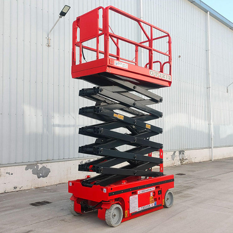 6m Electric Scissor Lift Mobile Aerial Work Platform for Indoor ...