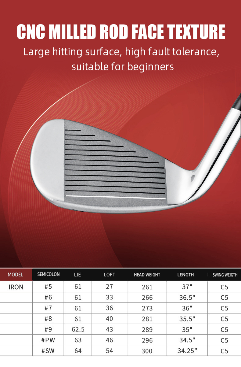 PGM TIG037 junior golf club 7 irons ladies CNC wholesale golf irons-企业官网